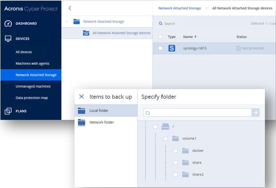 72876: Acronis Cyber Protect Cloud Agent for Synology: Synology DSM 7.x ...