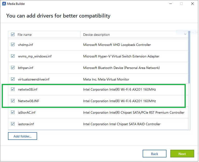 Acronis True Image: Wi-Fi support in Acronis bootable media