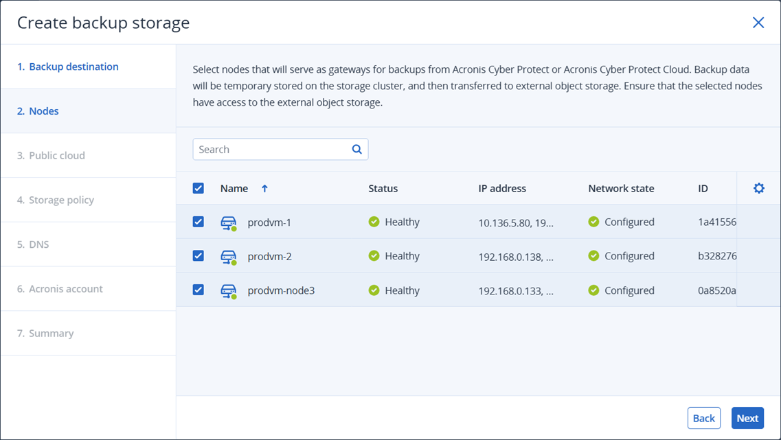 63378:Acronis Cyber Cloud: How to add a backup location based on ...