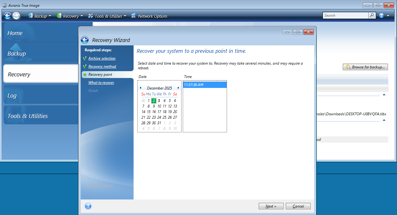 Acronis True Image: Windows fails to boot after restoring MBR backup to ...