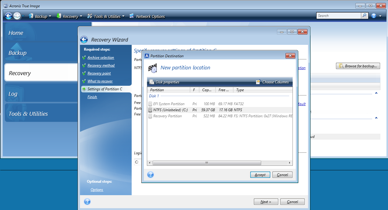 Acronis True Image: Windows fails to boot after restoring MBR backup to ...