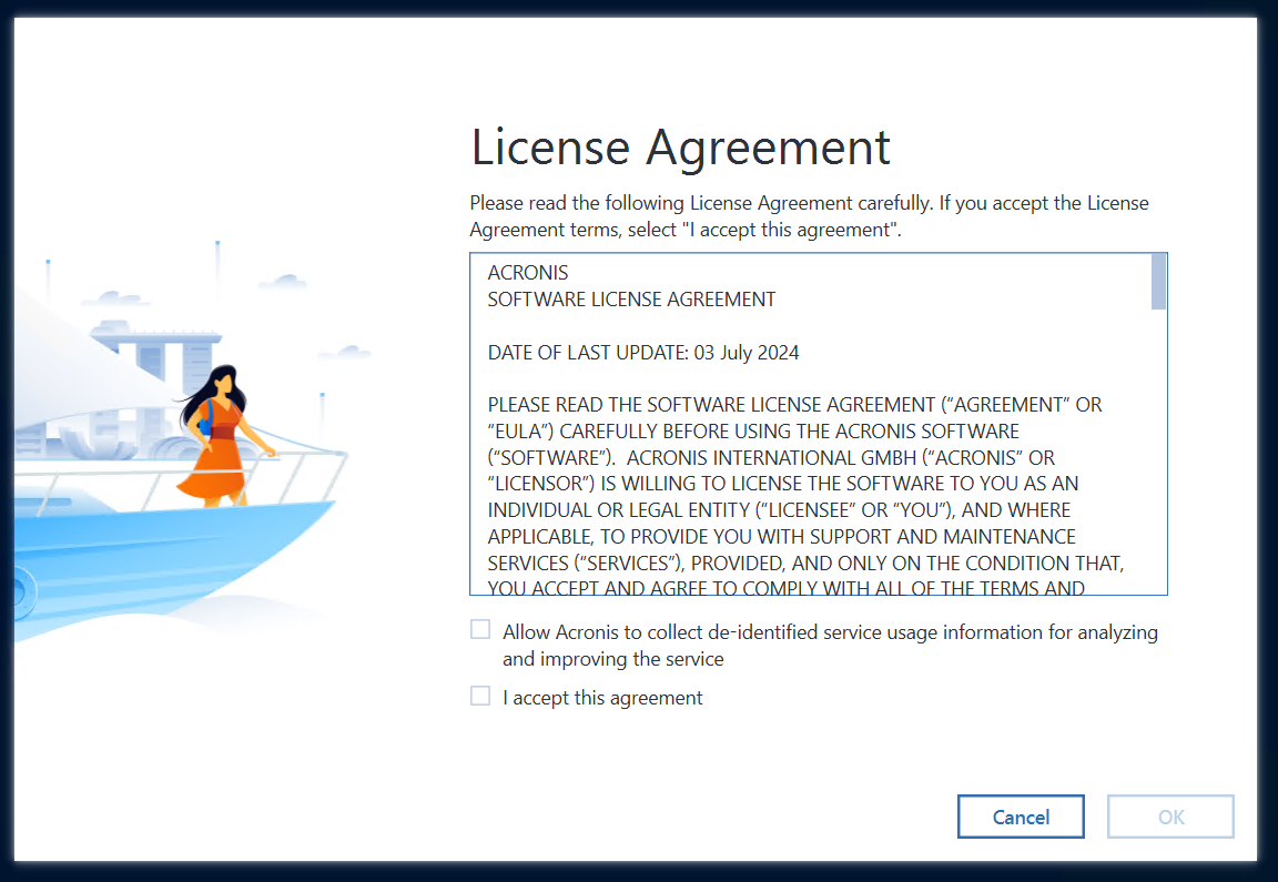 Acronis True Image 2026 : L'application se bloque sur la page du ...