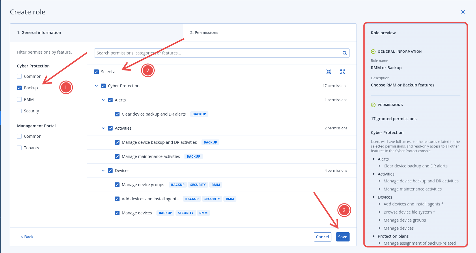 Acronis Cyber Protect Cloud: How to separate backup and RMM access ...
