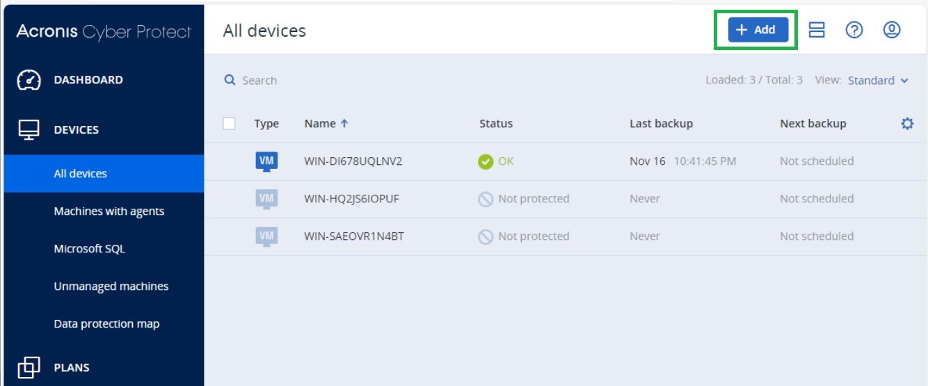 59131:Acronis Cyber Protect: updating to the latest build
