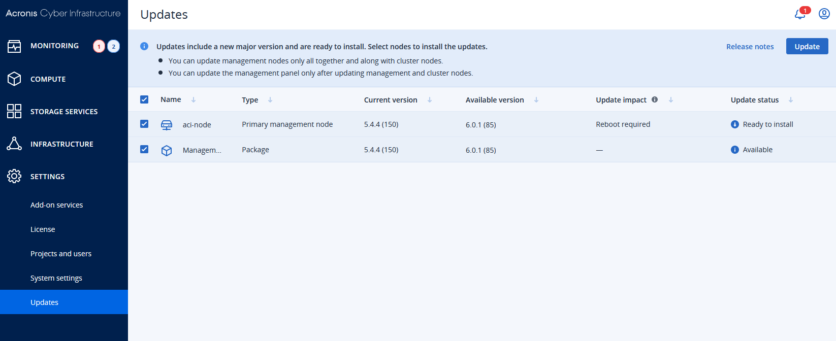 Acronis Support Portal