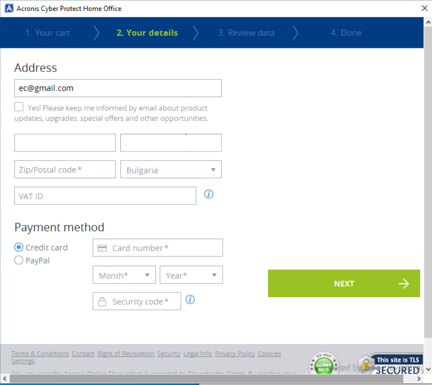 73423: Acronis Cyber Protect Home Office: How to purchase new Upgrade ...