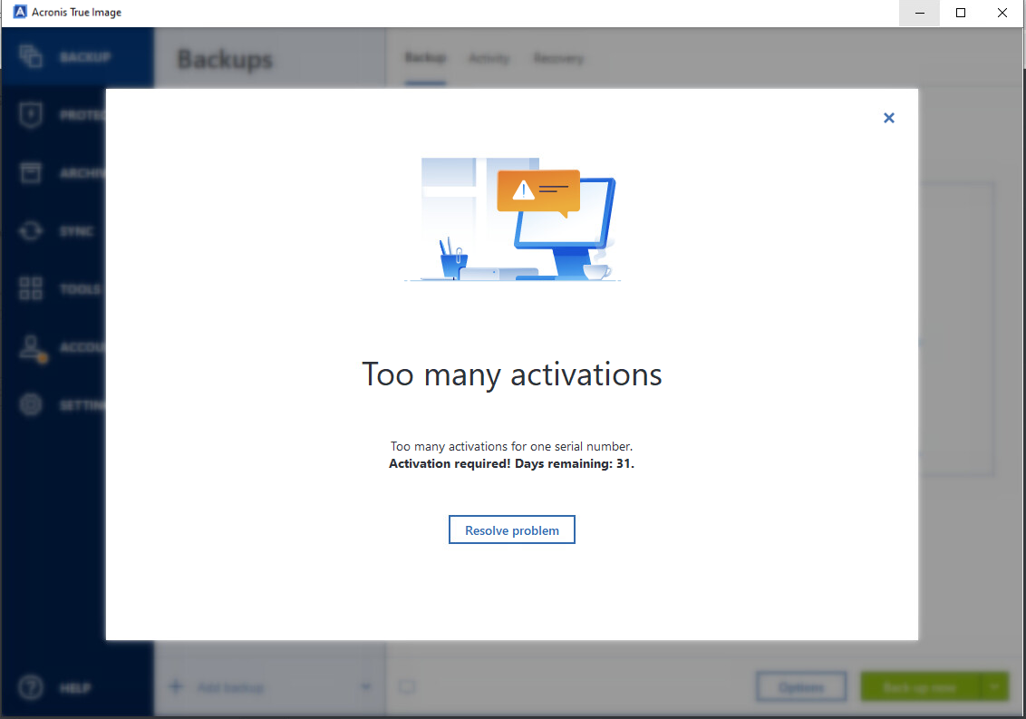 Acronis Support Portal