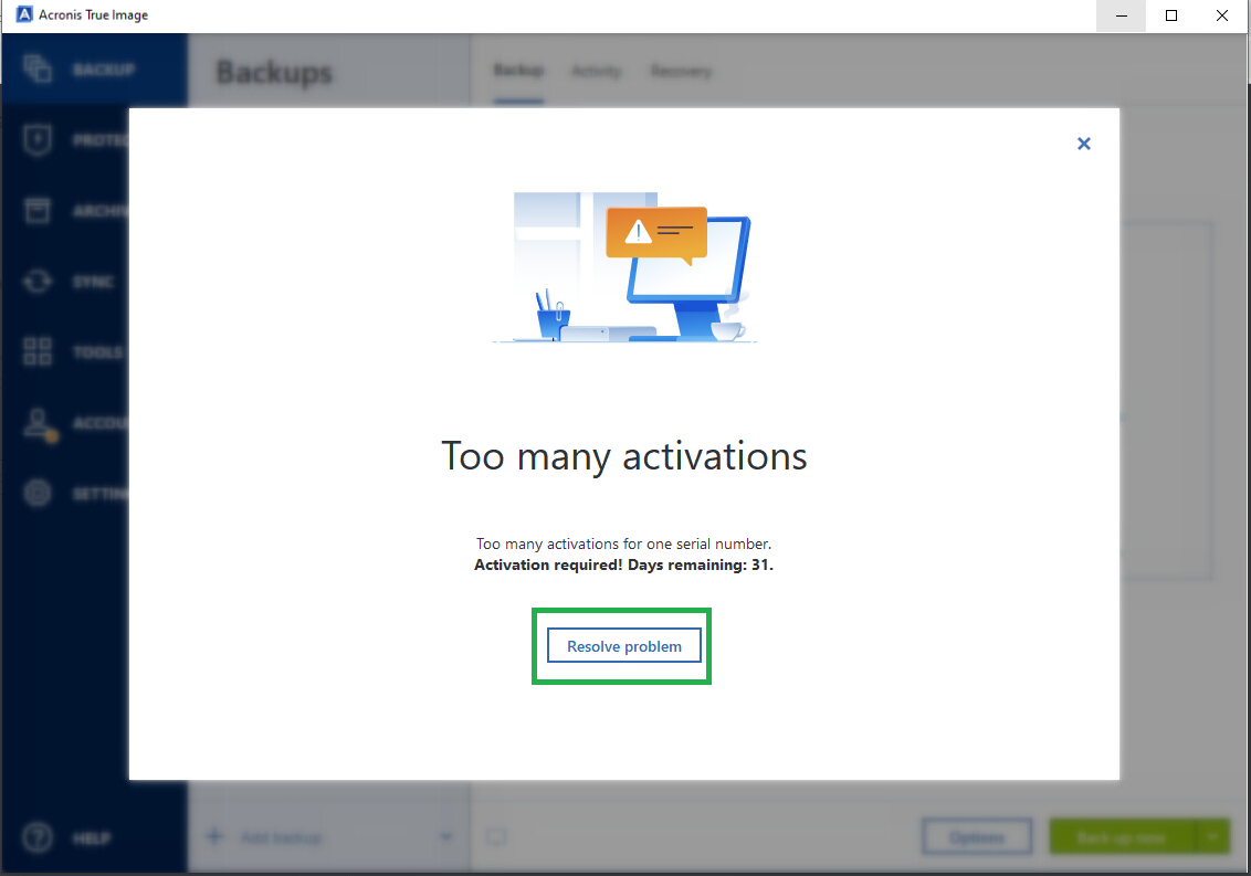 Acronis Support Portal