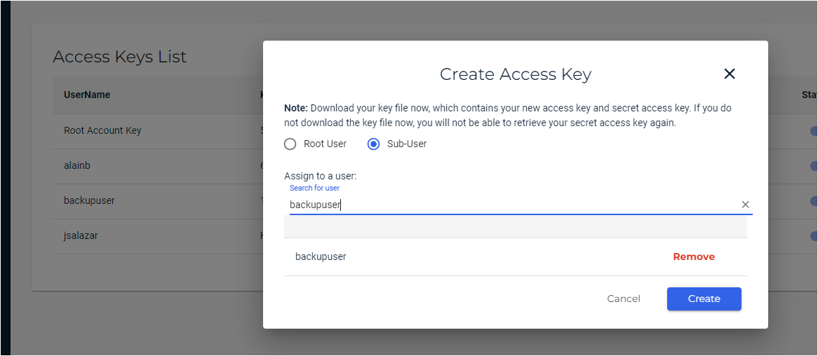 Acronis Cyber Protect Cloud: Adding Wasabi storage location (S3 bucket ...