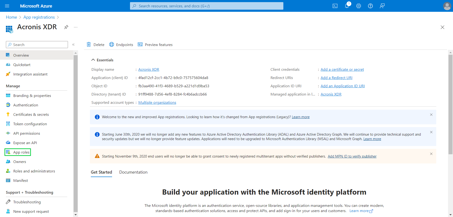 Acronis Cyber Protect: How to setup Entra ID integration with XDR