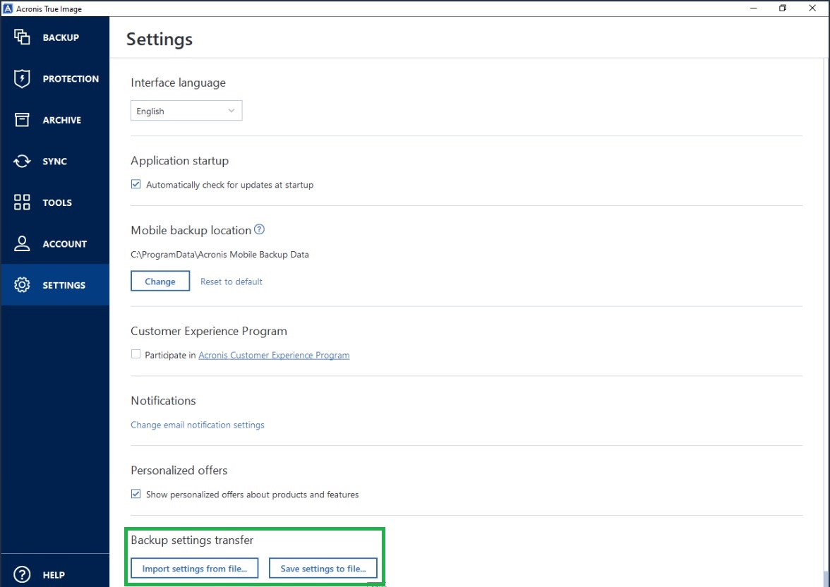 60195: Acronis True Image: Repair, update and clean installation on Windows