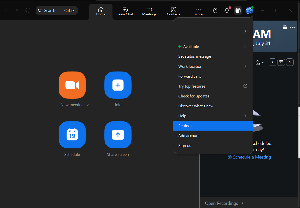 70314:Remote assistance with Zoom