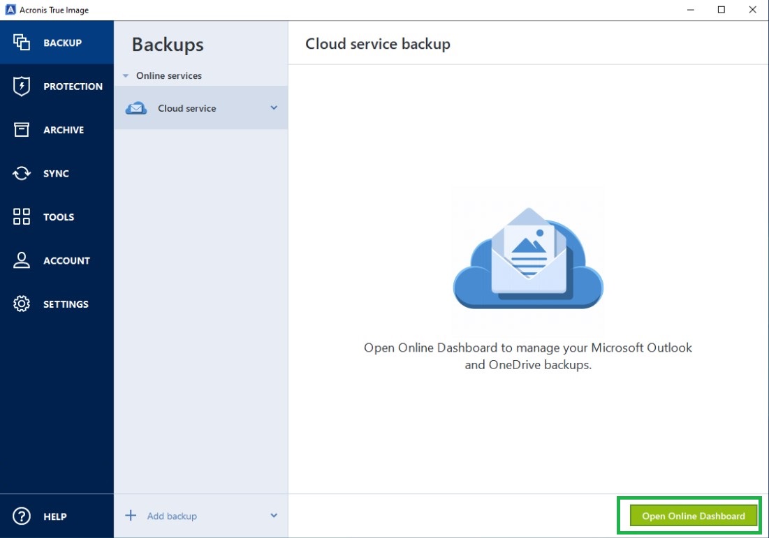 62069: Acronis True Image: How to back up Microsoft 365 accounts