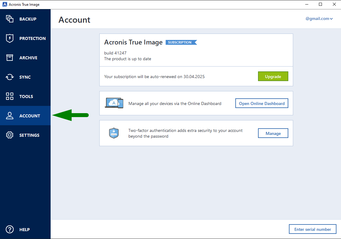 69091: Acronis True Image: How to upgrade to Advanced or Premium edition
