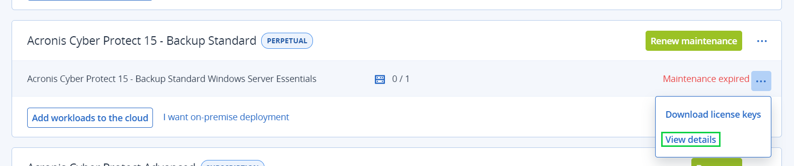 4834: How to register your Acronis product or maintenance renewal