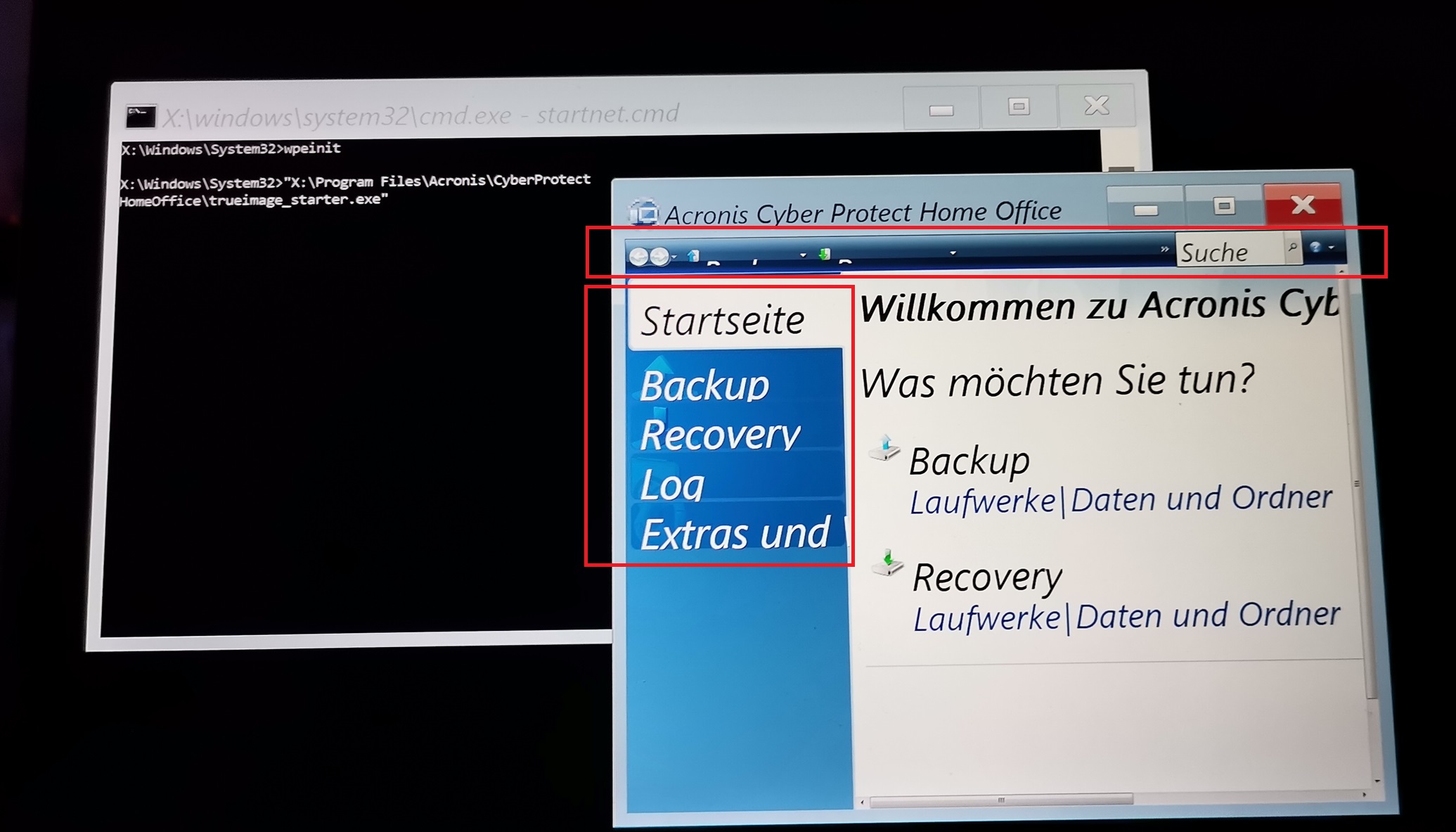 Acronis True Image: Troubleshooting GUI issues in Bootable Media