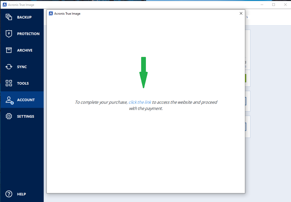 60165: Acronis True Image: How to renew or upgrade subscription
