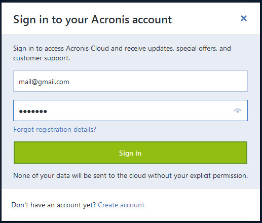 Acronis Support Portal