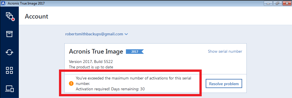 Acronis Support Portal