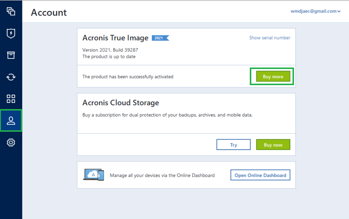 73423: Acronis True Image: How to purchase new Upgrade perpetual ...