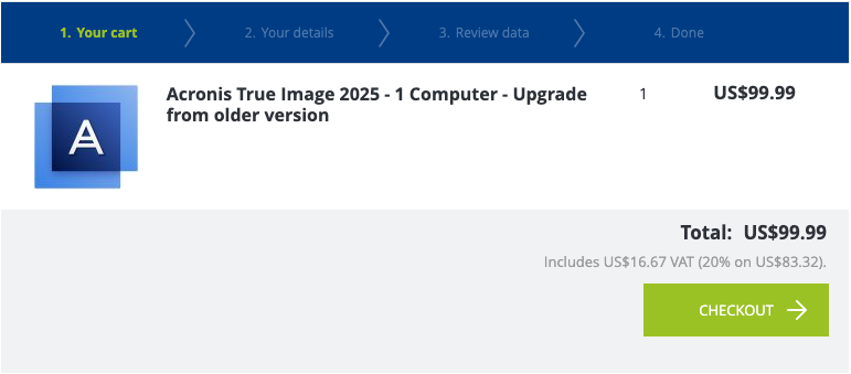 73423: Acronis True Image: How to purchase new Upgrade perpetual ...