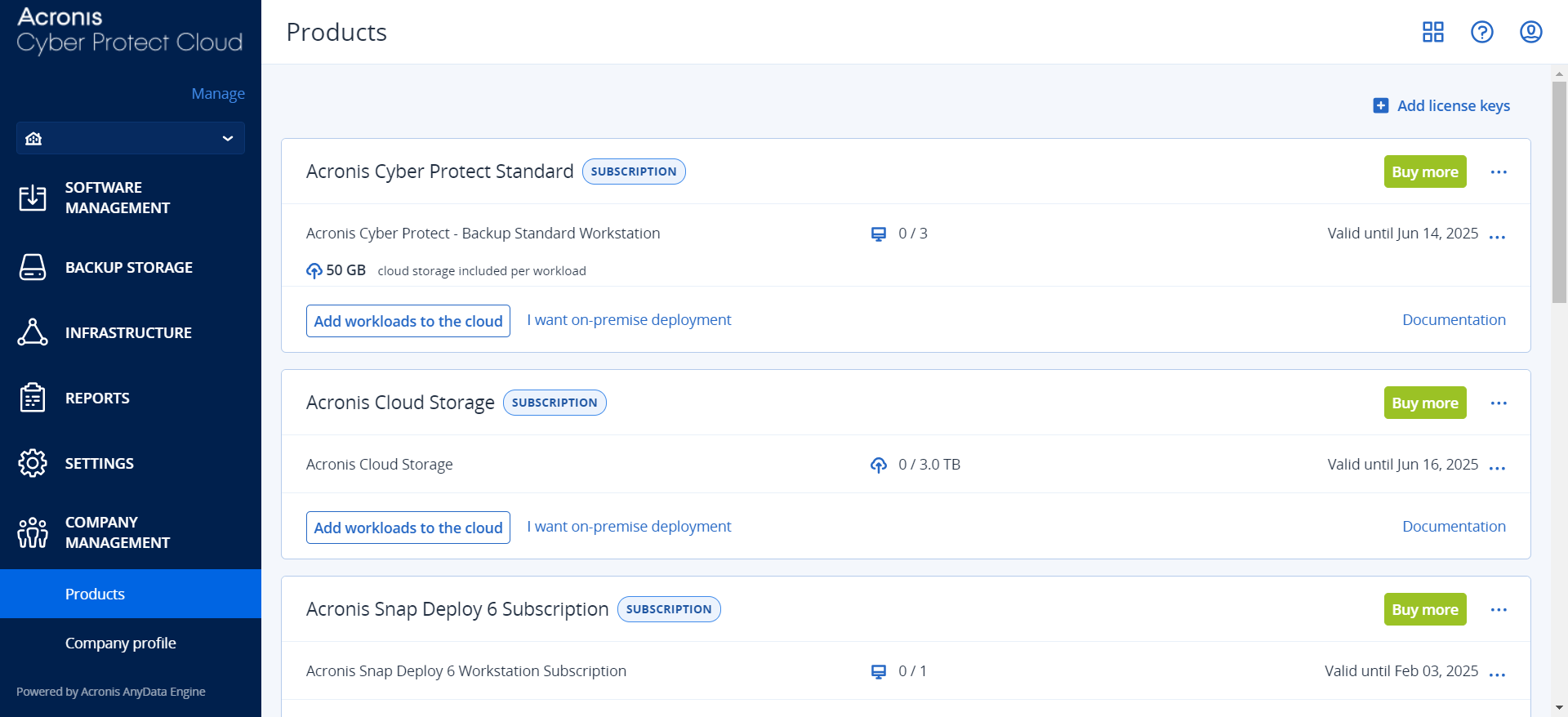 4834: How to register your Acronis product or maintenance renewal