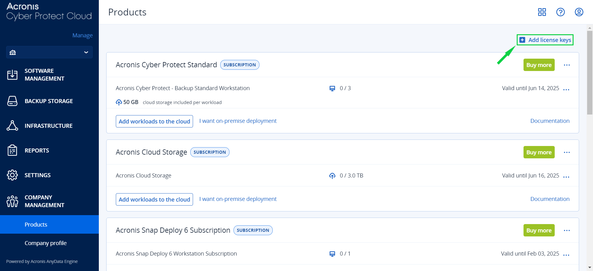 4834: How to register your Acronis product or maintenance renewal