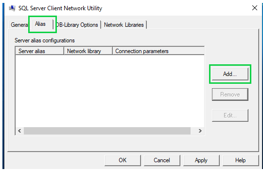 How to create an Alias for AAG Listener and Servers with Non-Default Port