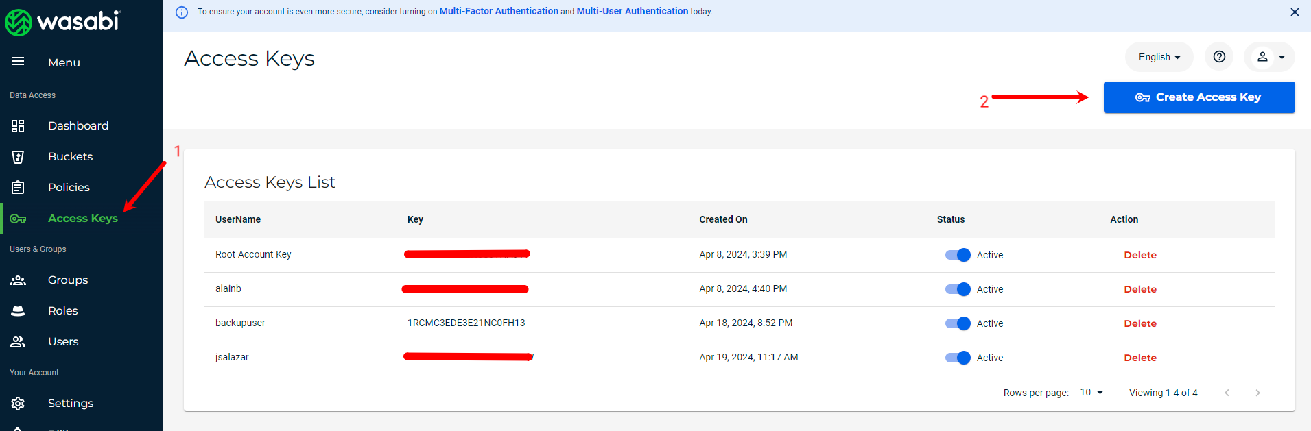 Acronis Cyber Protect Cloud: Adding Wasabi storage location (S3 bucket) to backup console fails ...