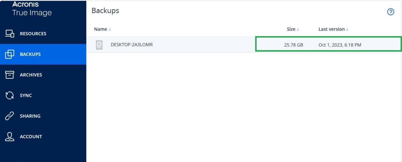 72909: Acronis True Image: Windows is not bootable after recovery from ...