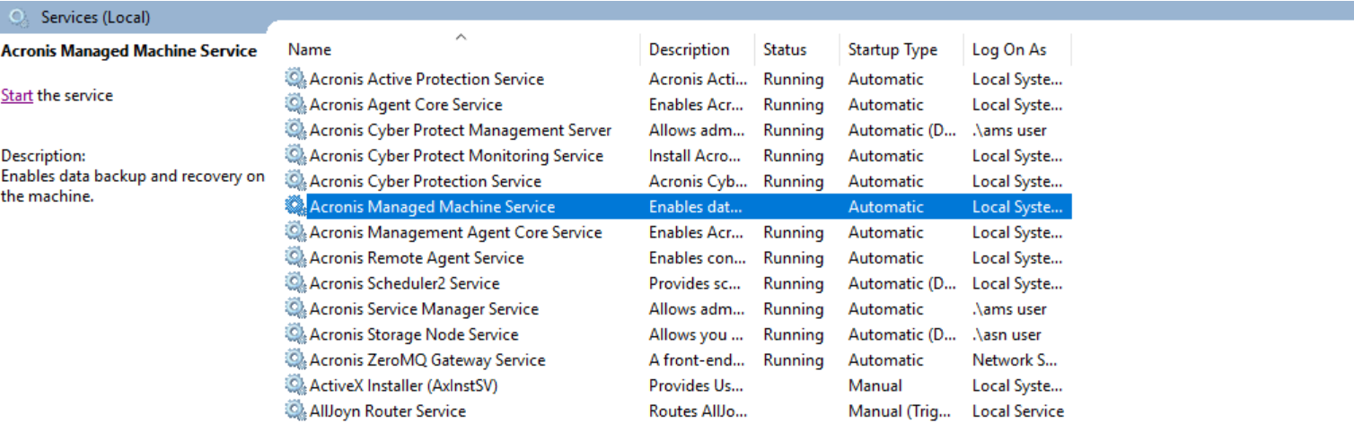 Acronis Support Portal