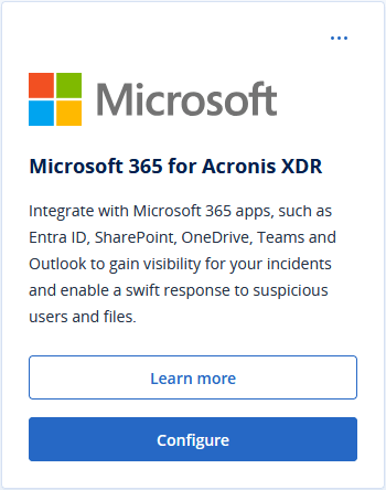 Acronis Cyber Protect: How to upgrade Entra ID integration with XDR to ...