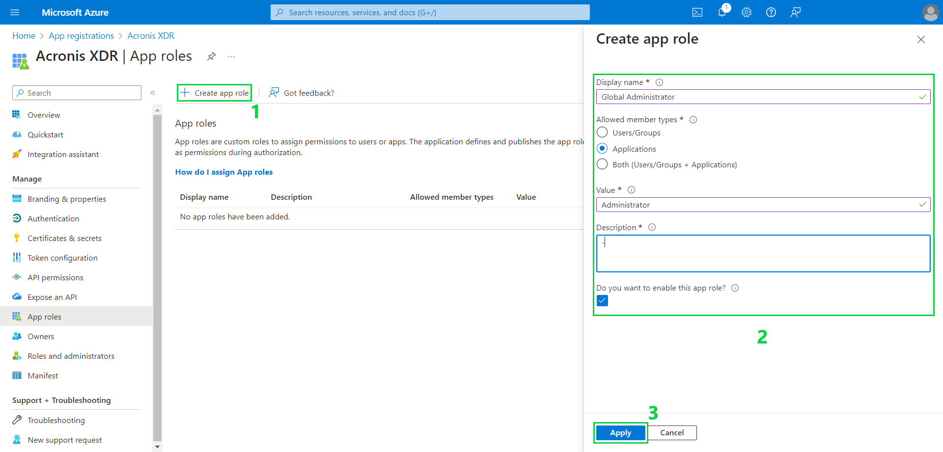 Acronis Cyber Protect: How to setup Microsoft 365 integration with XDR