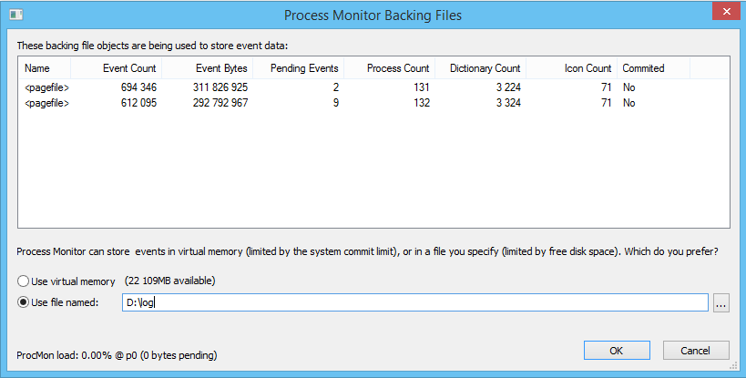 2295: Collecting Process Monitor log