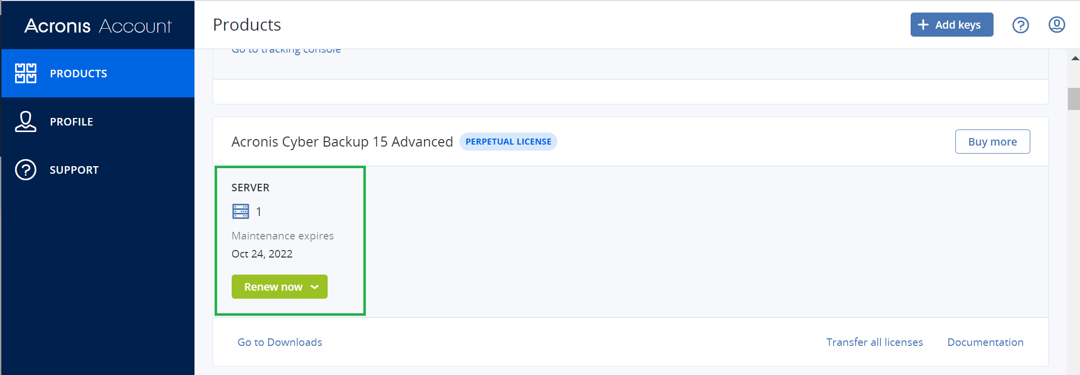 73400: Acronis Cyber Protect 16: Licensing and upgrade/downgrade FAQ