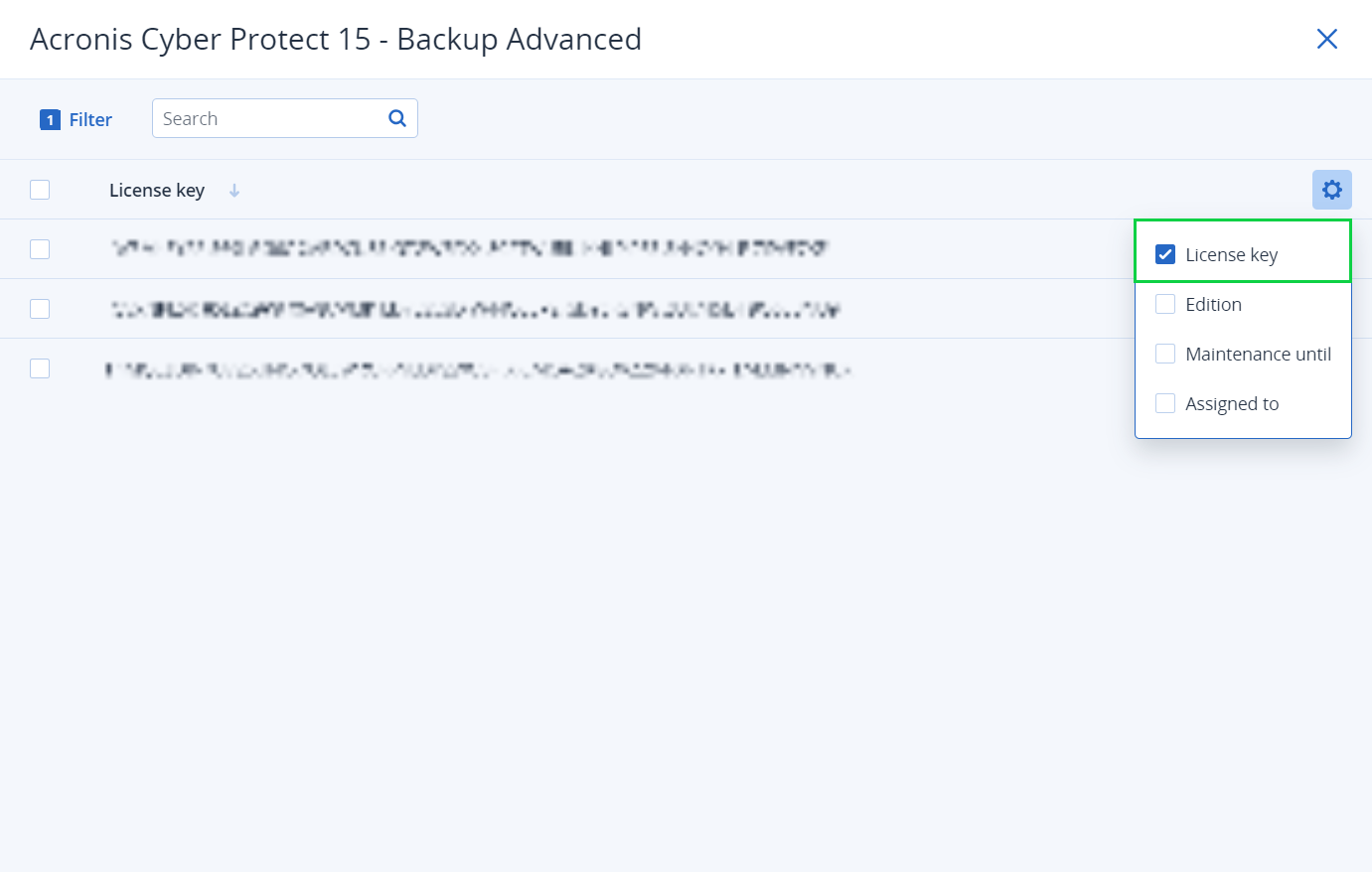 1832: How to find the serial number of your Acronis product