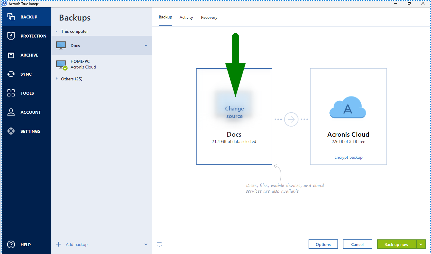 How to Configure Backup for Individual Disks, Partitions, or Files with ...
