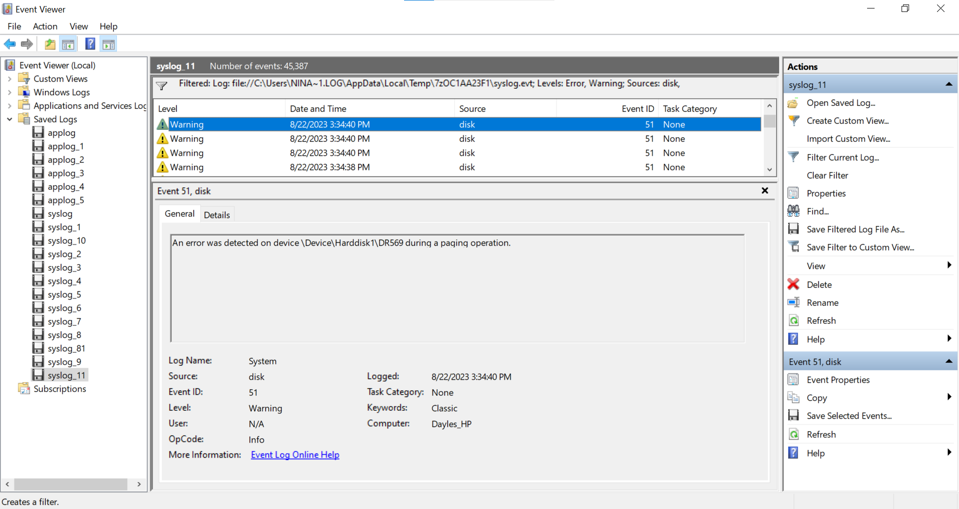 How to identify, confirm and fix the storage hardware-related issues