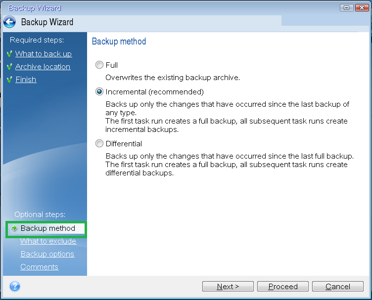 Acronis True Image: How to back up with Acronis bootable media